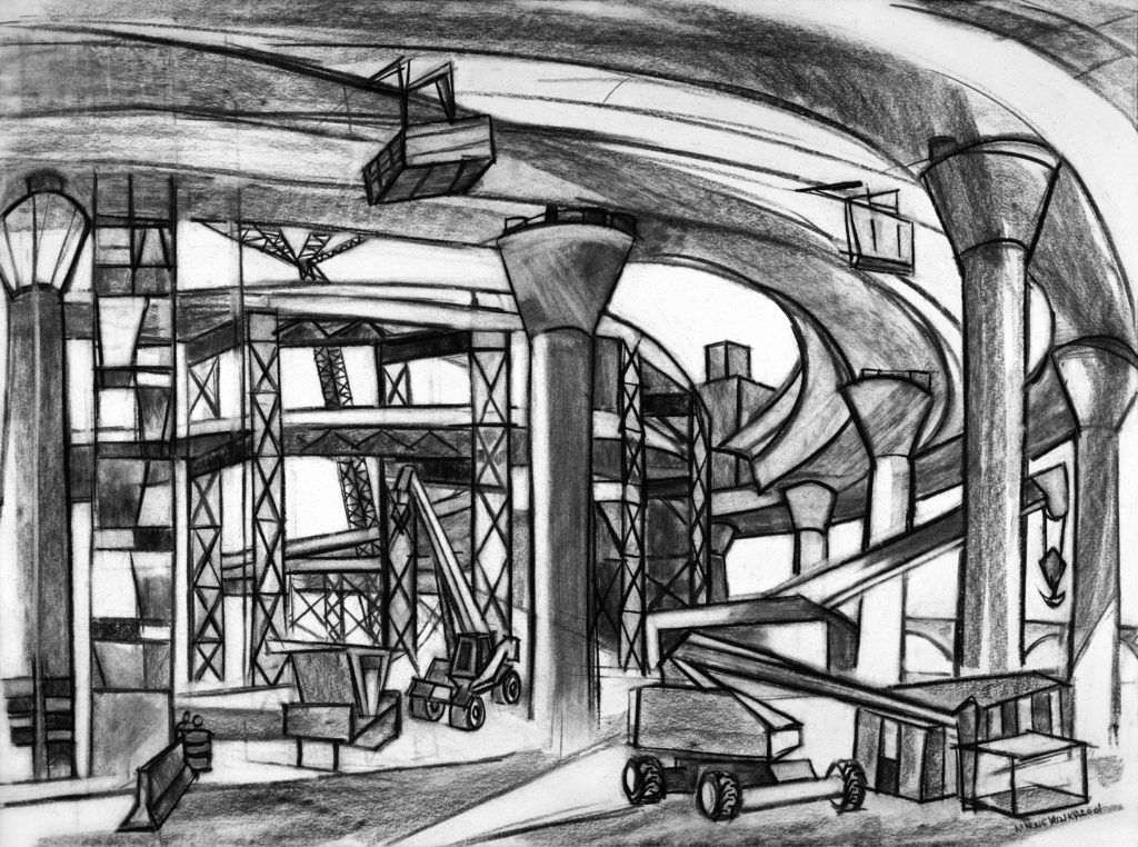 Marne Rizika Building Loop Ramps, Boston's Big Dig, Diptych Right ...